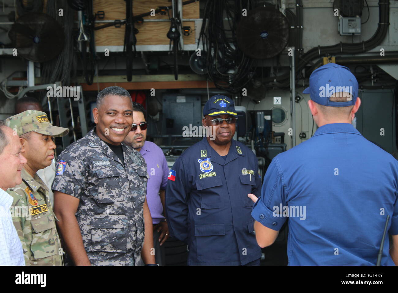 Michel-Ange Gedeon, director general of the Haitian National Police ...