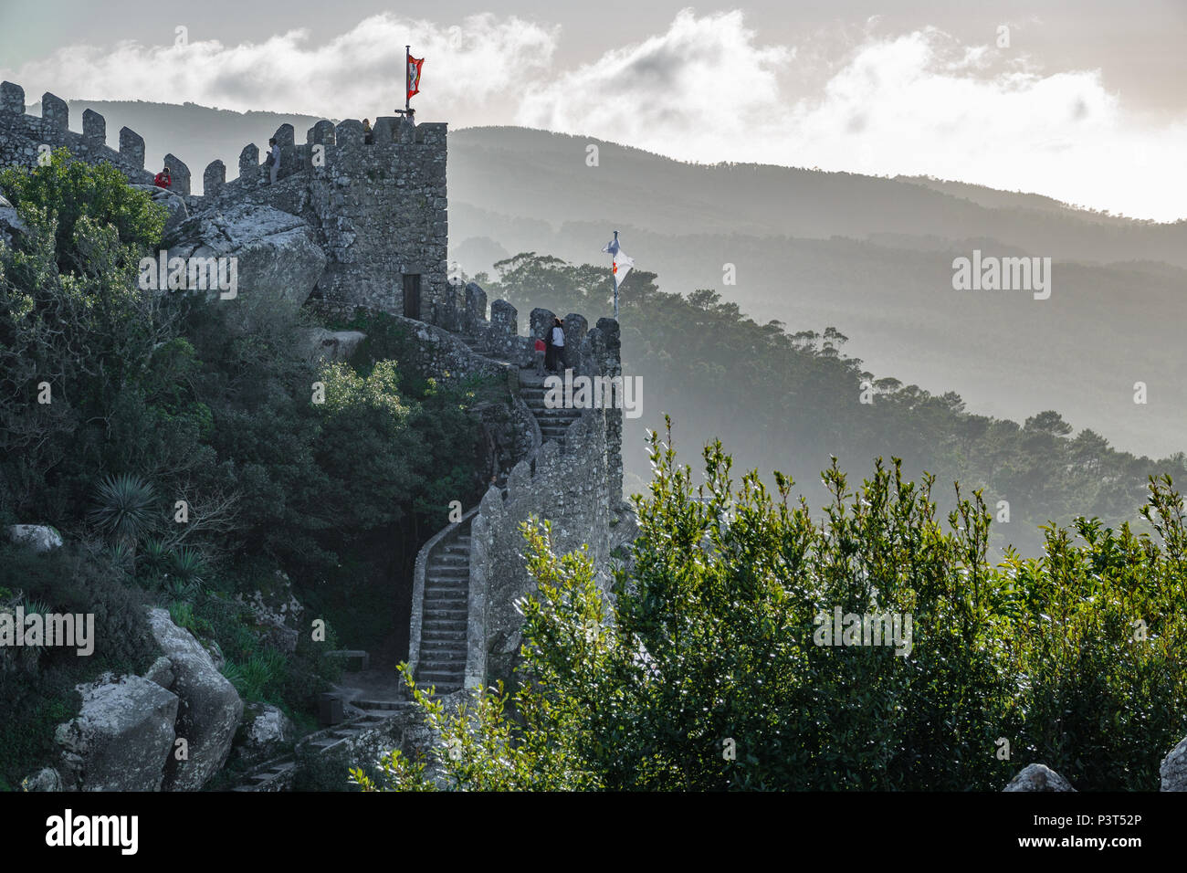View back wall castle hi-res stock photography and images - Alamy