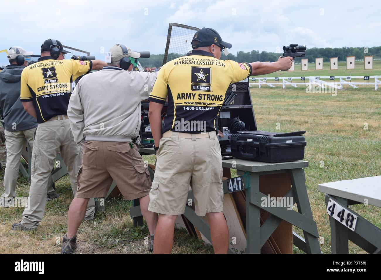 CAMP PERRY, Ohio—Sgt. 1st Class Michael Gasser, far left, and Sgt. 1st ...