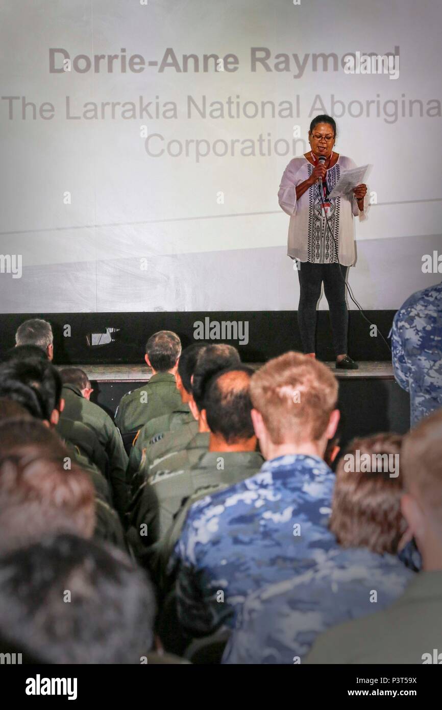 Dorrie-Ann Raymond, a Larrakia National Aboriginal Corporation Elder ...