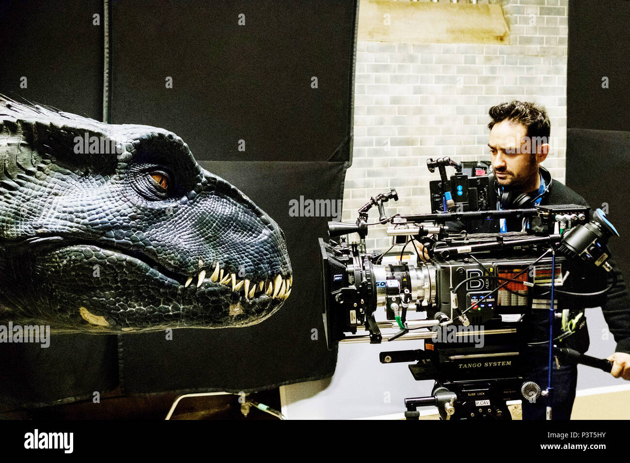 JURASSIC WORLD: FALLEN KINGDOM, director J.A. Bayona, on-set, 2018. ph ...