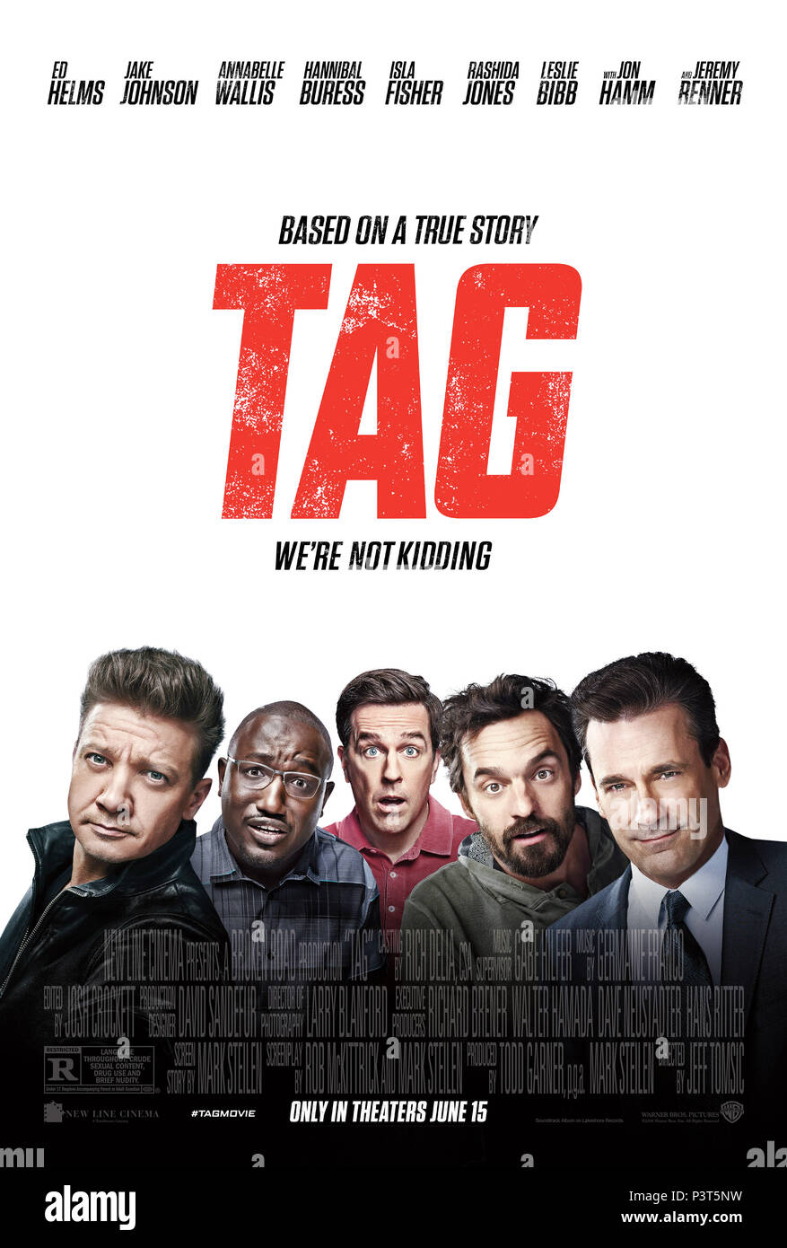 TAG, US poster, from left, Jeremy Renner, Hannibal Buress, Jon Hamm ...