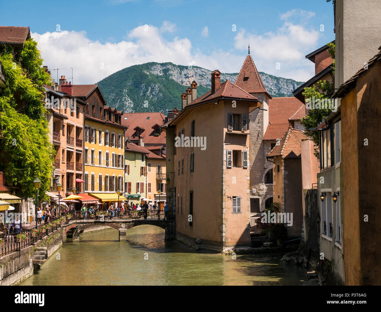 medieval house on the canal in Annecy, France Stock Photo - Alamy