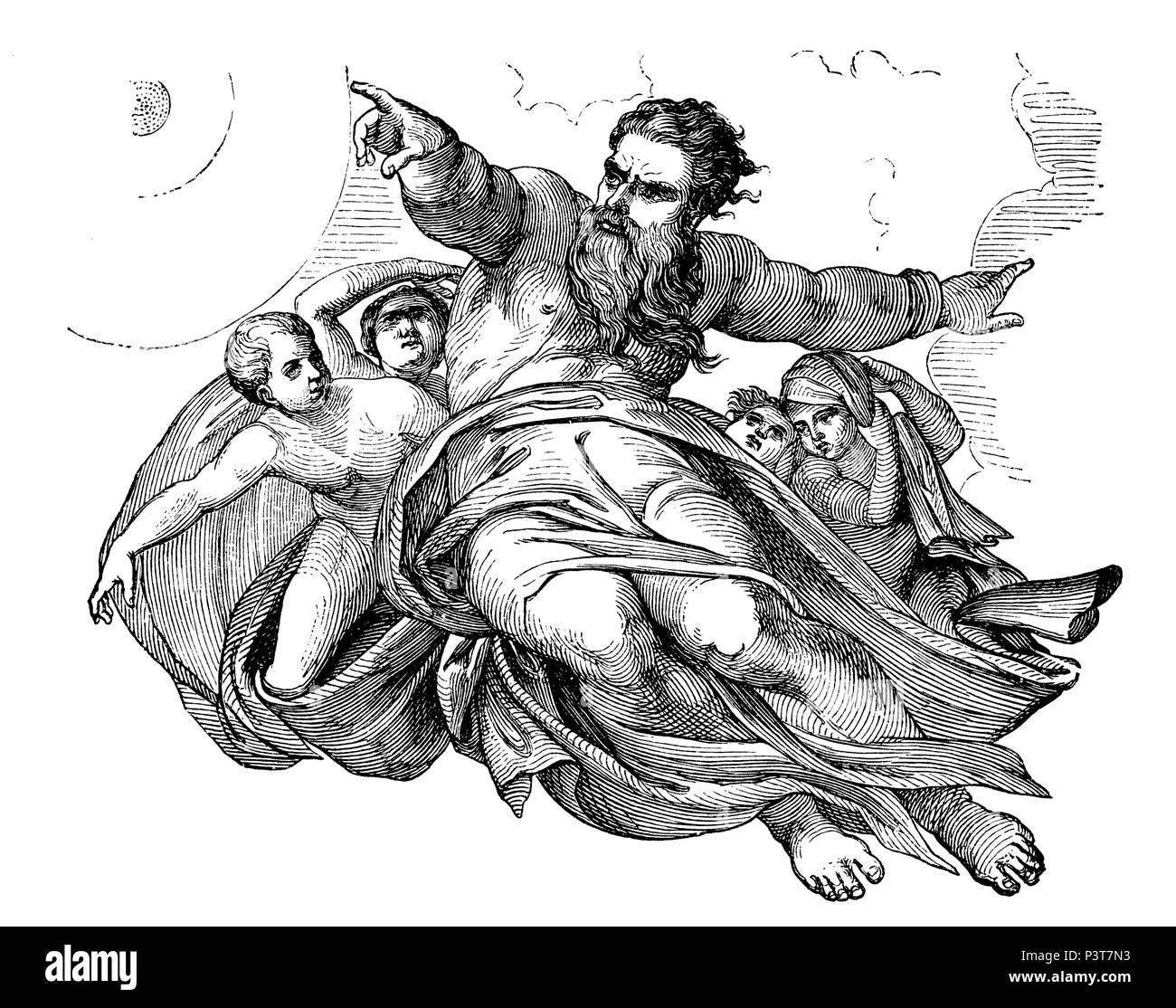 God the father michelangelo hi-res stock photography and images - Alamy