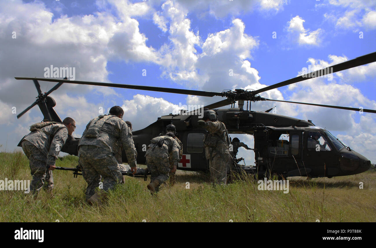 Soldiers from the Texas Army National Guard Medical Command conduct 68W ...