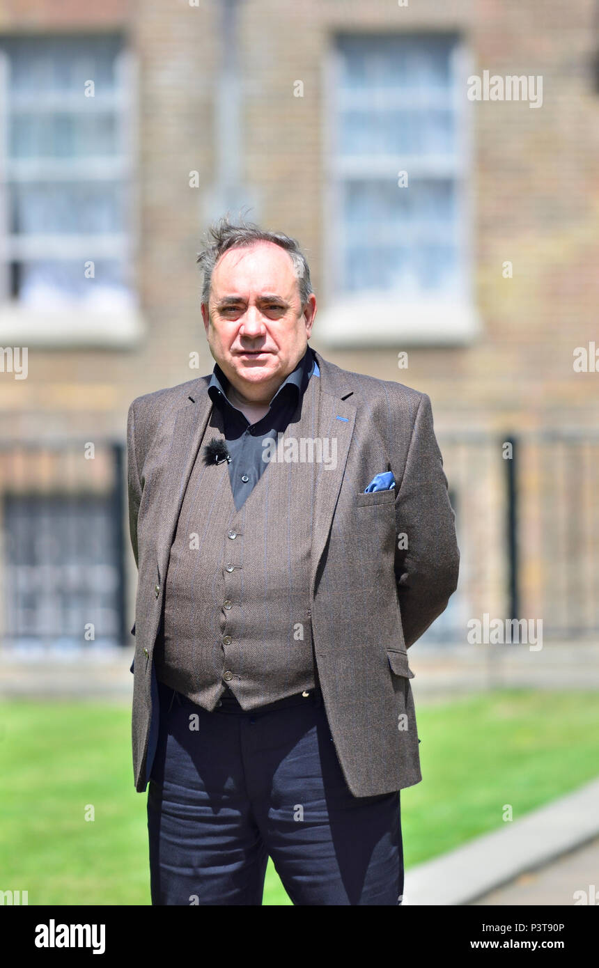 Alex Salmond, former SNP MP for Gordon (until 2017) on College Green ...