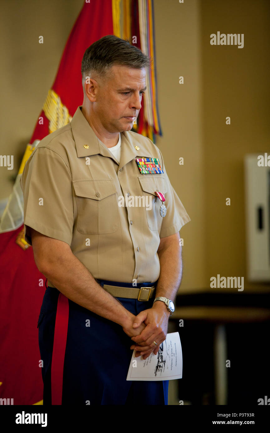 U.S. Marine Corps Maj. Mark E. Dethlefsen, capabilities officer, Marine ...