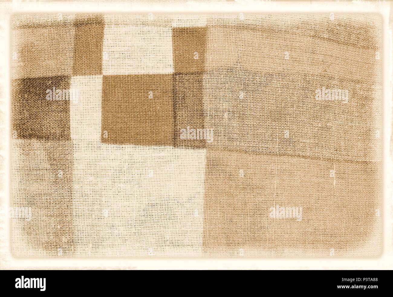 Vintage sepia fabric texture or background with copy space Stock Photo ...