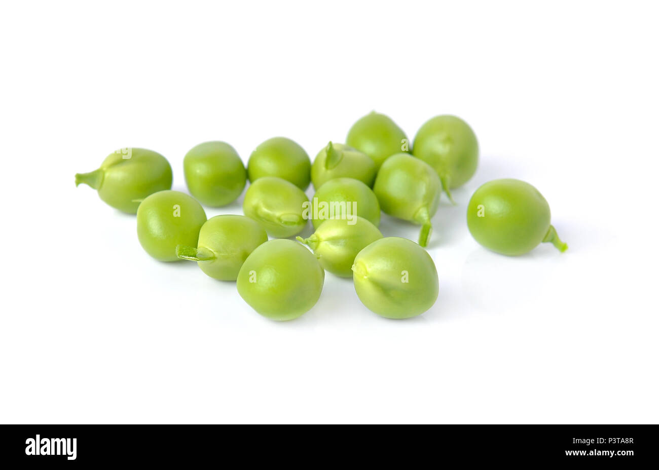 fresh peas isolated on white background Stock Photo - Alamy