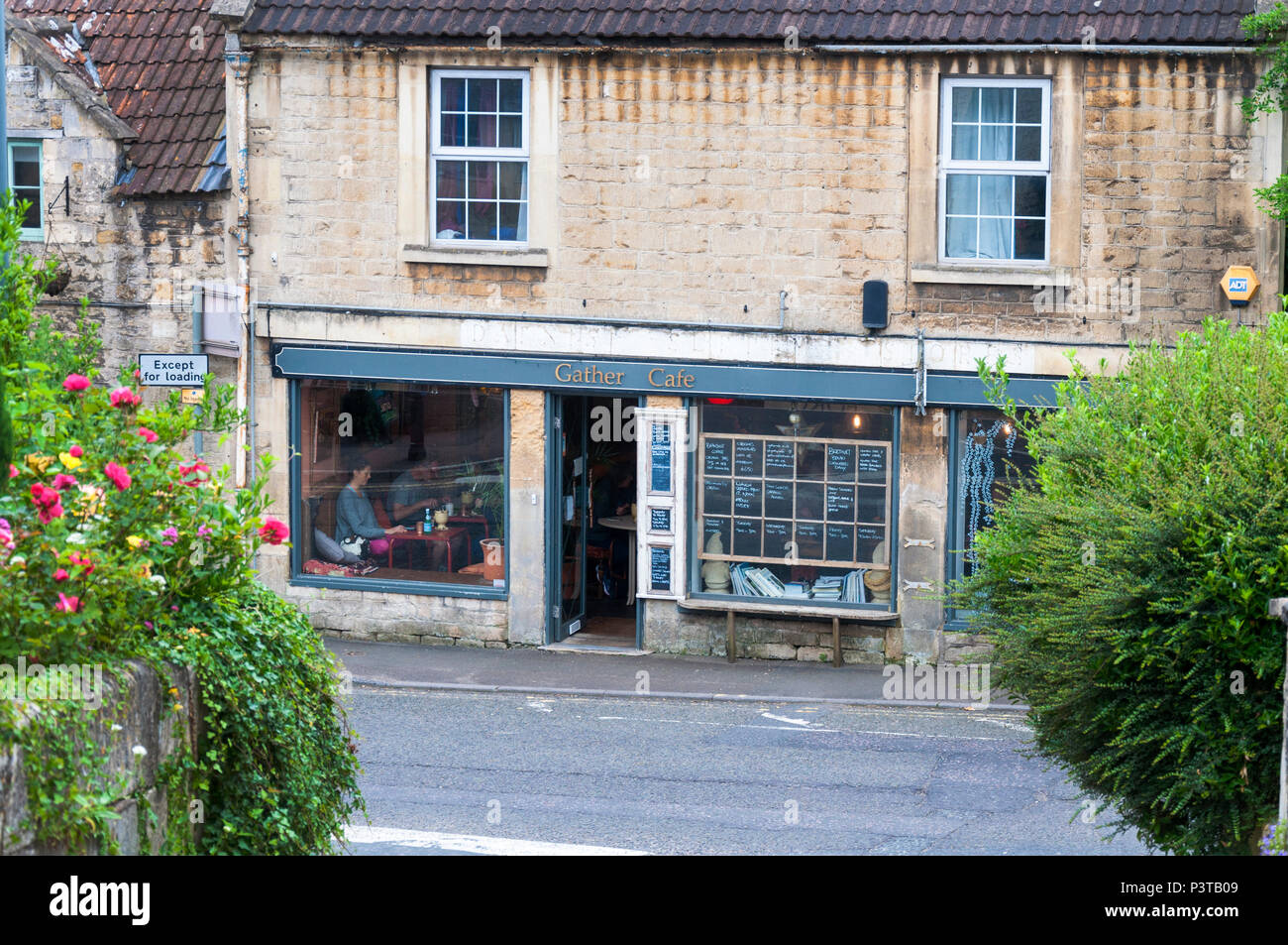 Gather Cafe in Batheaston, Bath, Somerset, UK Stock Photo - Alamy