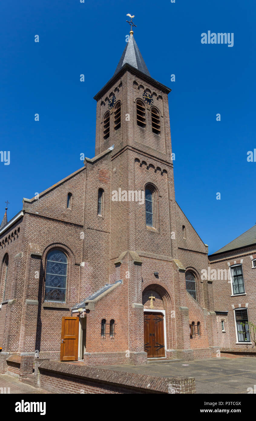 Historic church in Den Burg on Texel island, Netherlands Stock Photo ...