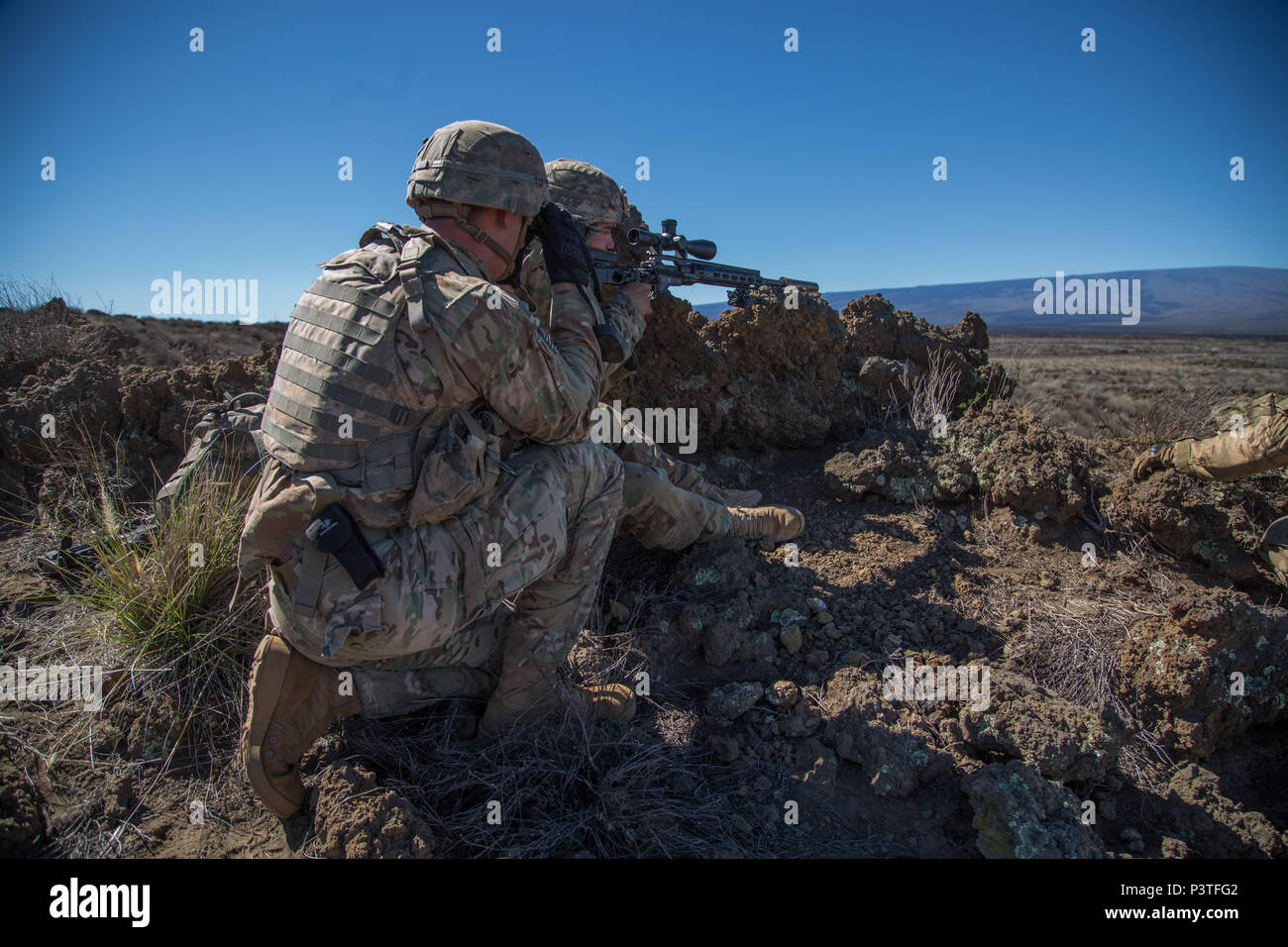 Scout teams assigned to Headquarters and Headquarters Company, 2nd ...
