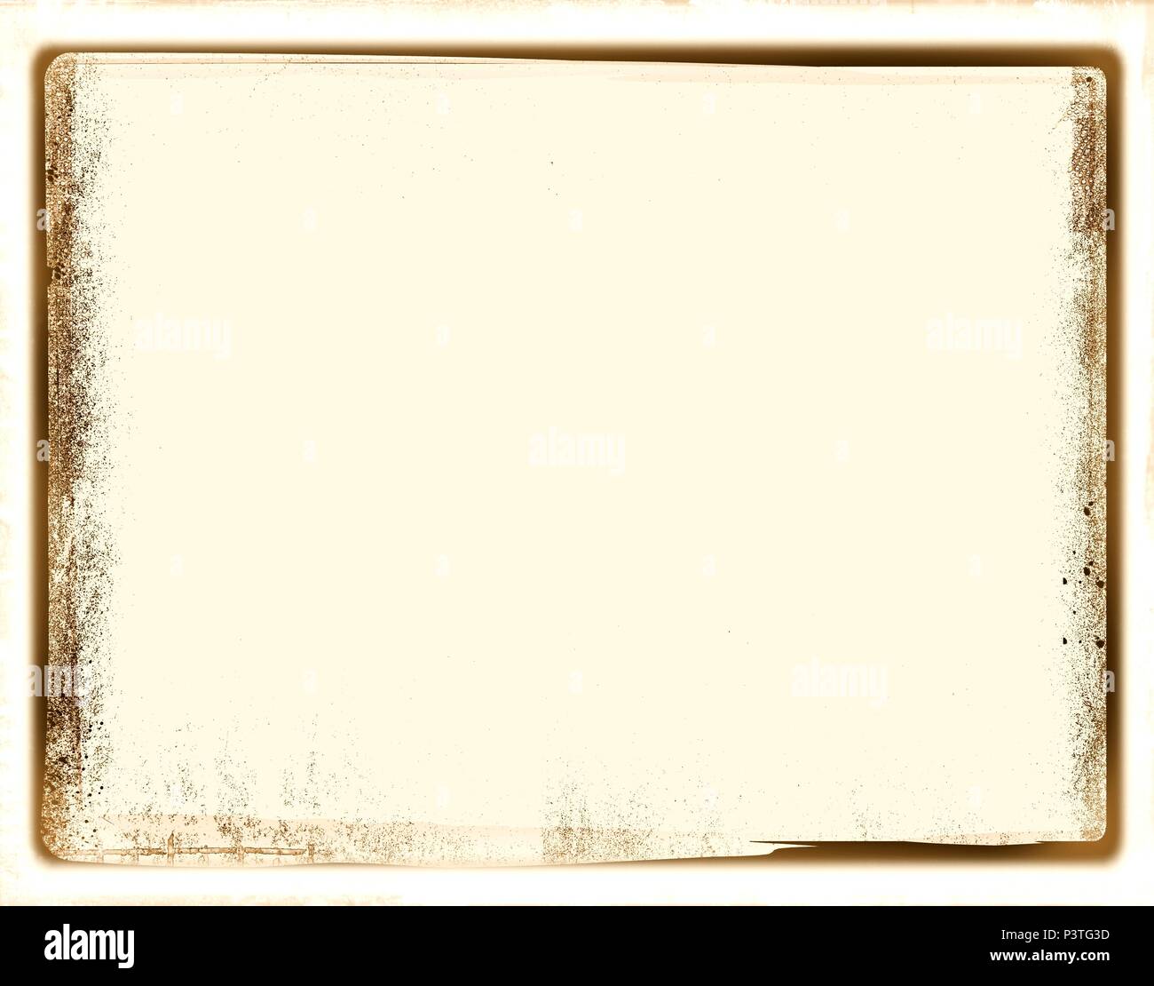 Vintage frame borders on sepia paper background Stock Photo - Alamy
