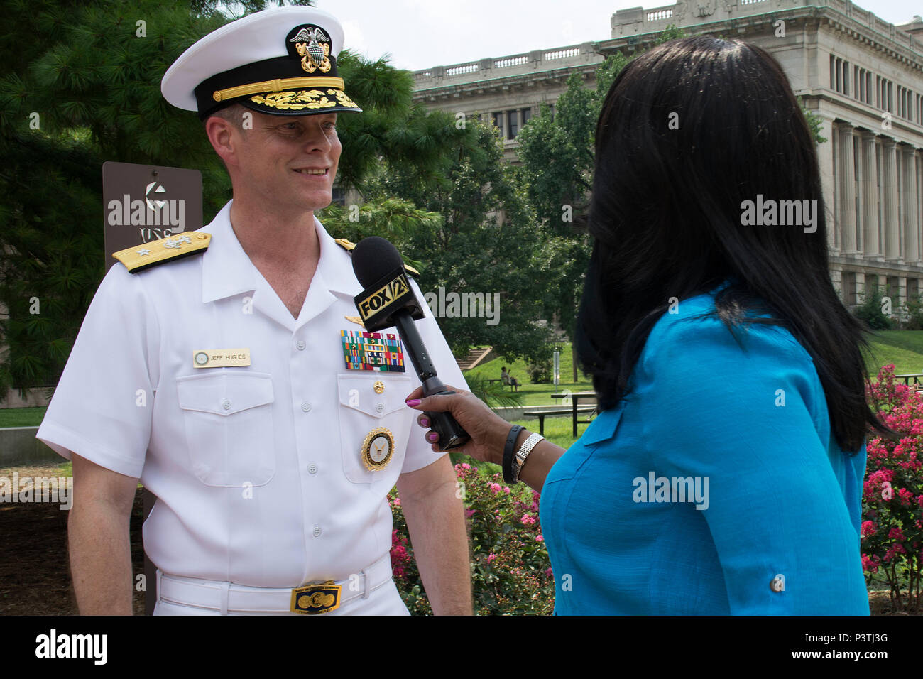 160721-N-II118-002 ST. LOUIS (July 21, 2016) – Rear Adm. Jeff Hughes ...