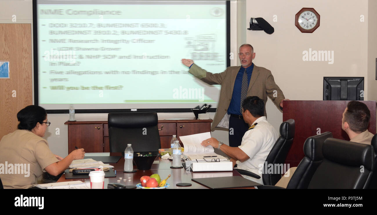 JACKSONVILLE, Fla. (July 29, 2016) – Dr. Thomas Rieg, Ph.D, Naval ...