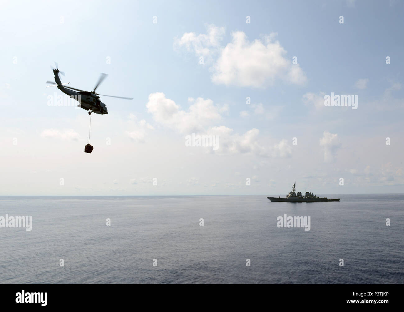 160728-N-YU572-057 SOUTH CHINA SEA (Jul. 28, 2016) An MH-60R Seahawk ...