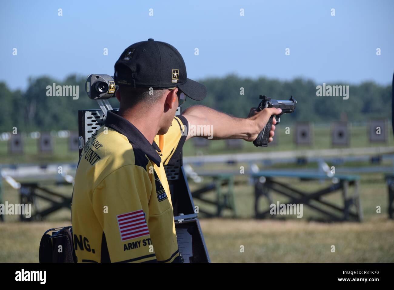 CAMP PERRY, Ohio—Spc. Anthony Heinauer, U.S. Army Marksmanship Unit ...