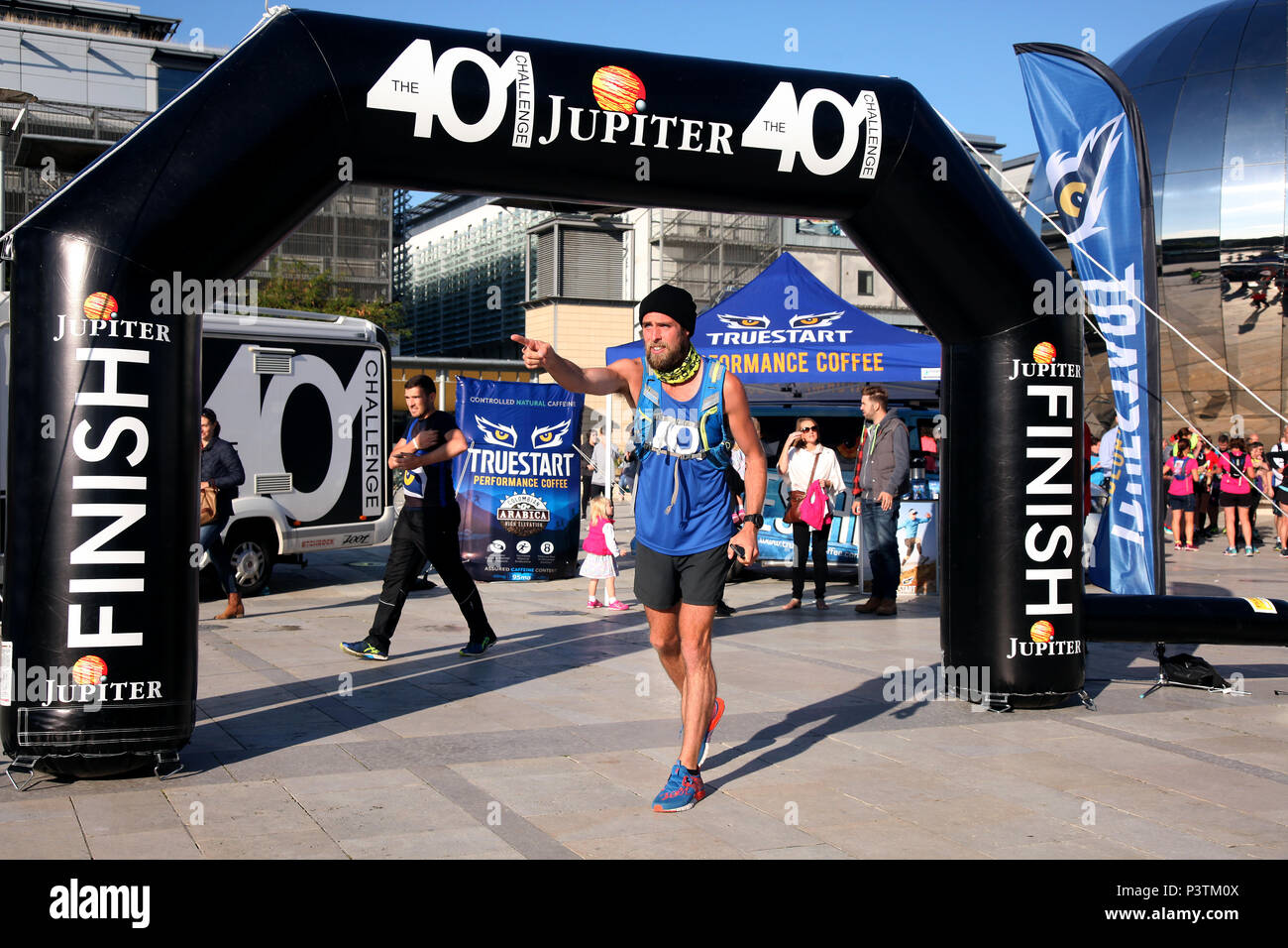 Ben Smith pictured in Bristol before starting his 401st Marathon to ...