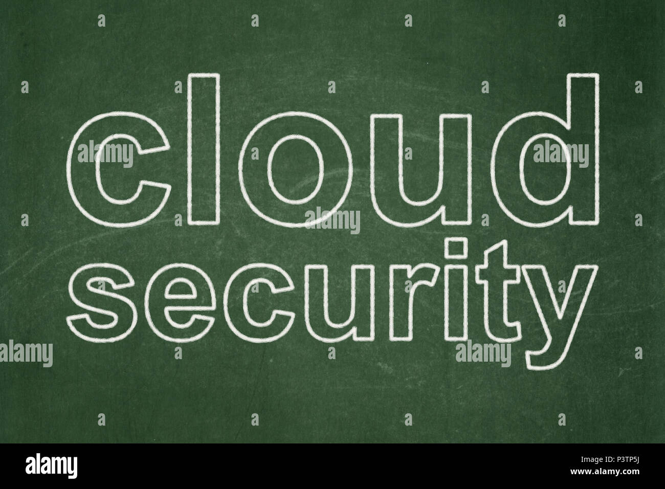Privacy concept: Cloud Security on chalkboard background Stock Photo - Alamy