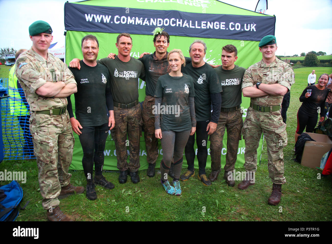 Henry Cavill famous for playing Superman competes in the 2016 Commando ...