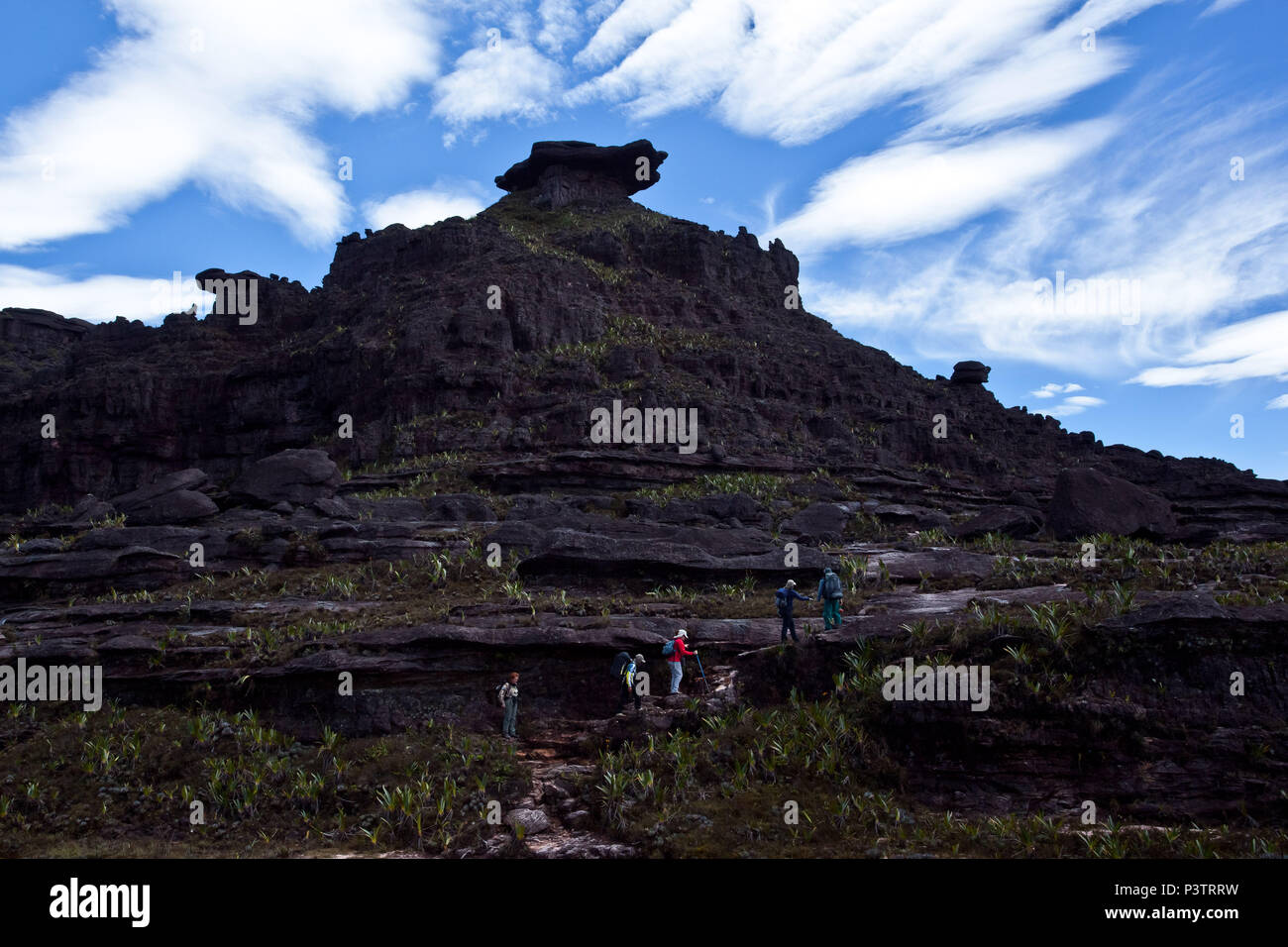 MONTE RORAIMA, RR - 21.07.2012: MONTE RORAIMA - Formação natural no ...