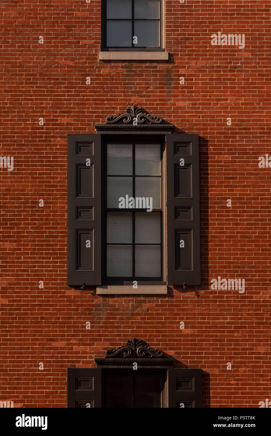 Brick building in Old Town. Philadelphia, USA Stock Photo - Alamy