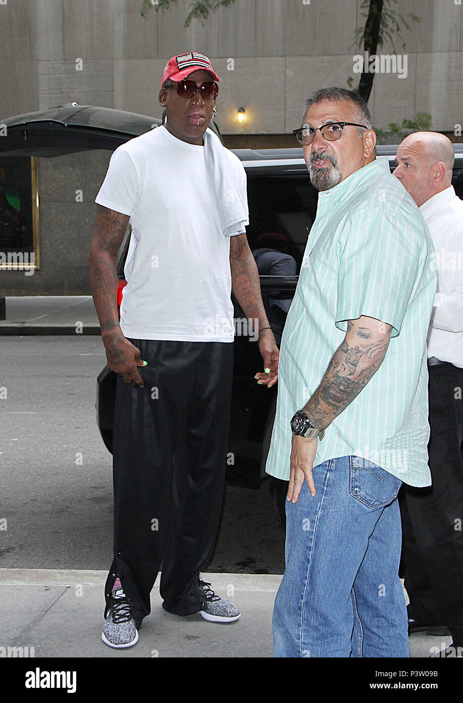 NEW YORK, NY June 19, 2018:Dennis Rodman at Megyn Kelly Today to talk ...