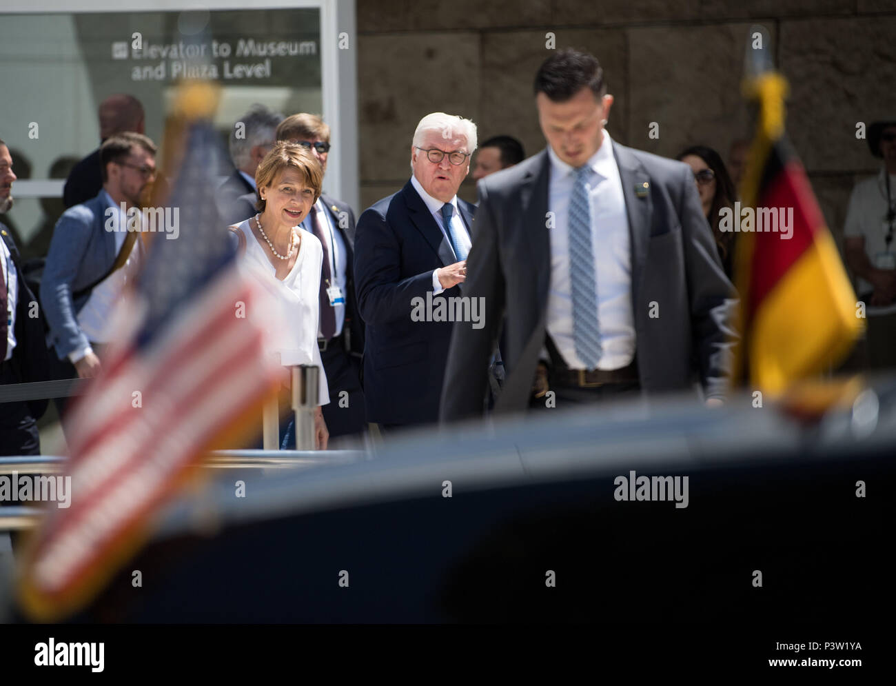 19 June 2018, USA, Los Angeles (California): German President Frank ...