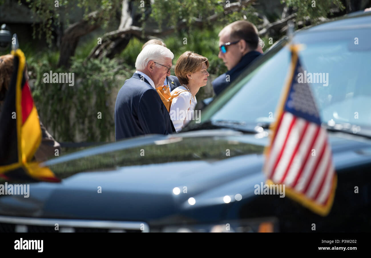 19 June 2018, USA, Los Angeles (California): German President Frank ...