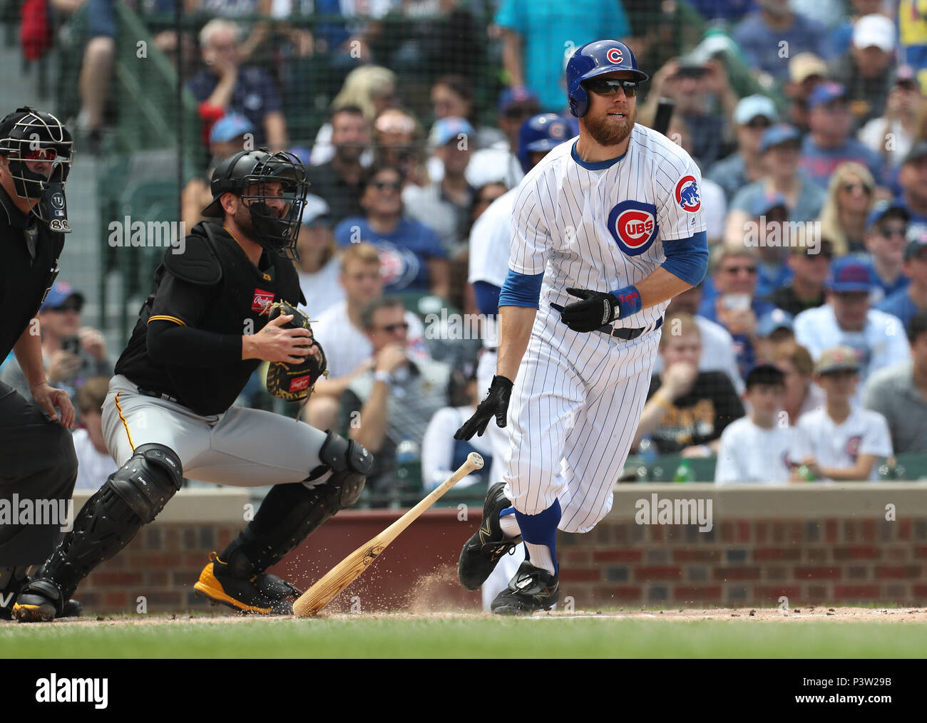 Chicago, United States. 09th June, 2018. Chicago Cubs second baseman ...