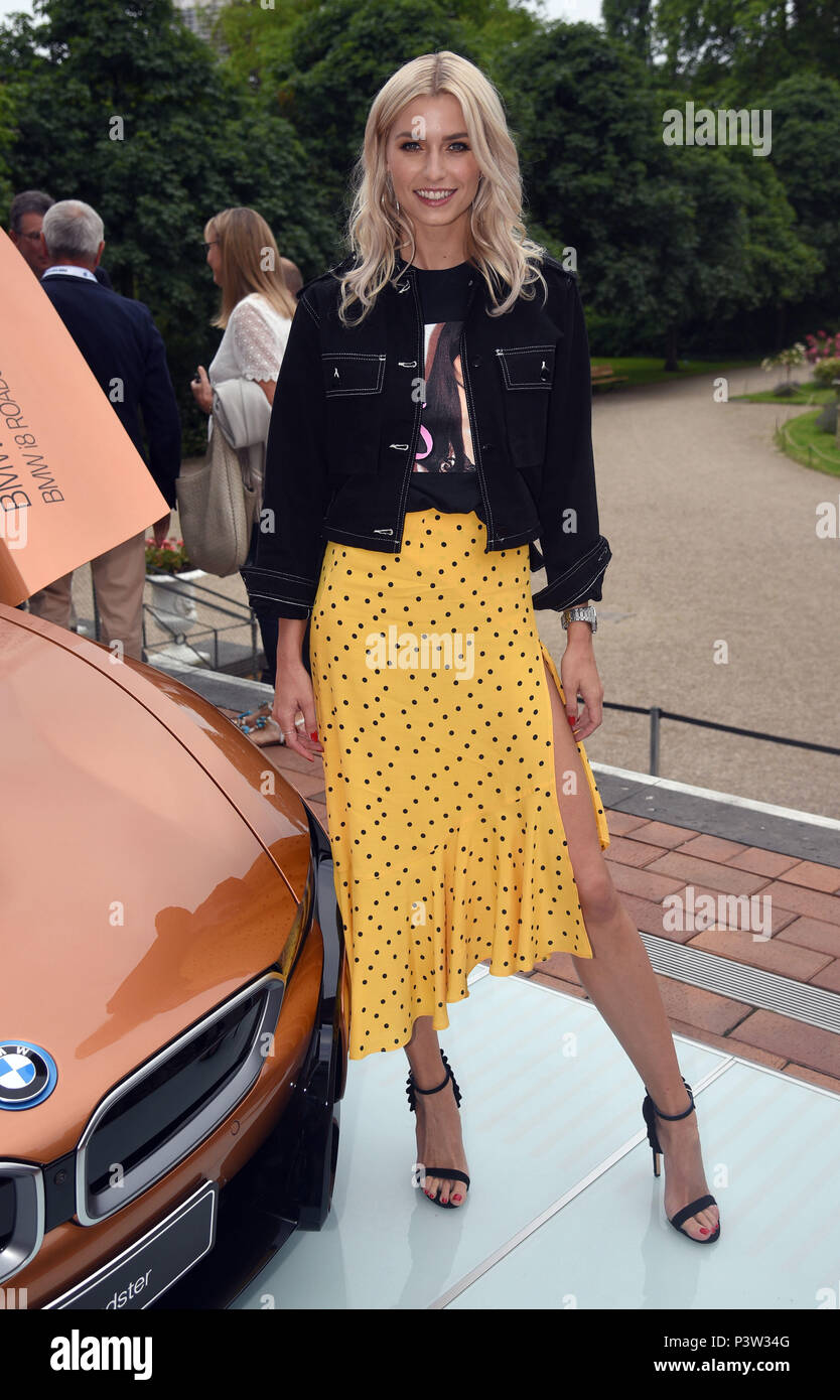 Cologne, Germany. 19th June, 2018. Lena Gercke, German model, attends ...