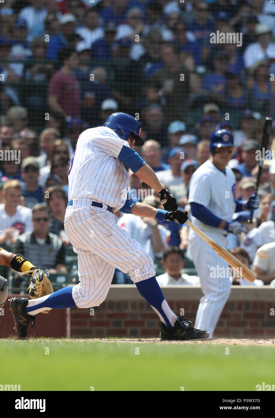 Chicago, United States. 09th June, 2018. Chicago Cubs second baseman ...