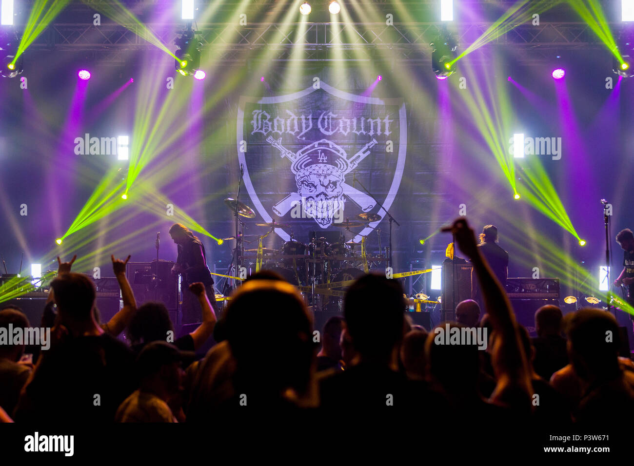 Zagreb, Croatia. 19th Jun, 2018. Body Count, the American heavy metal ...