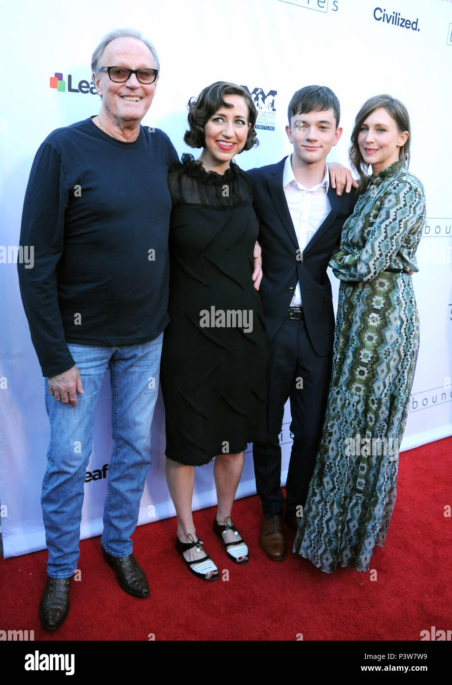 Los Angeles, USA. 19th Jun, 2018. (L-R) Actors Peter Fonda and Lewis ...