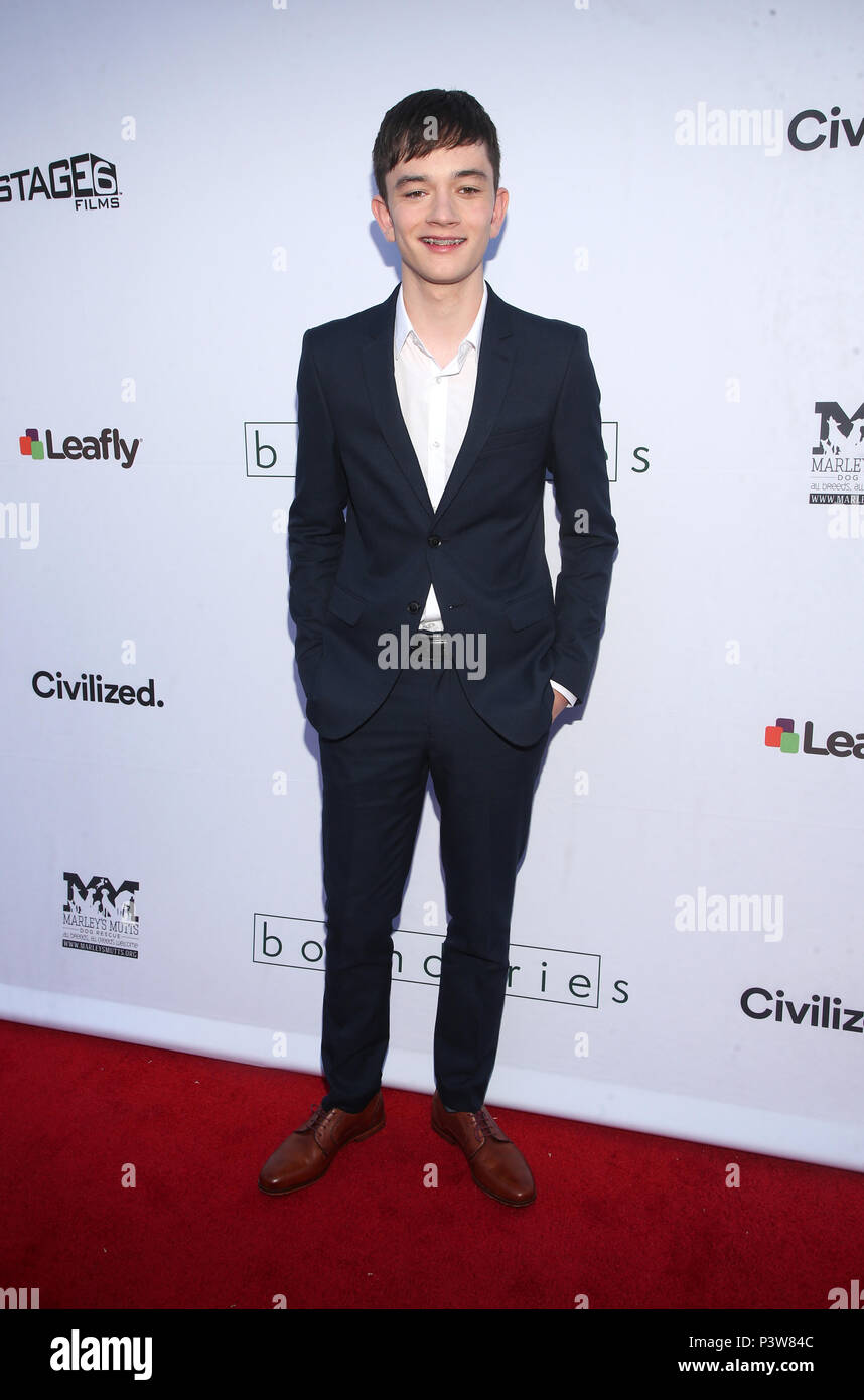 Hollywood, USA. 19th June, 2018. Lewis MacDougall, at the Los Angeles ...