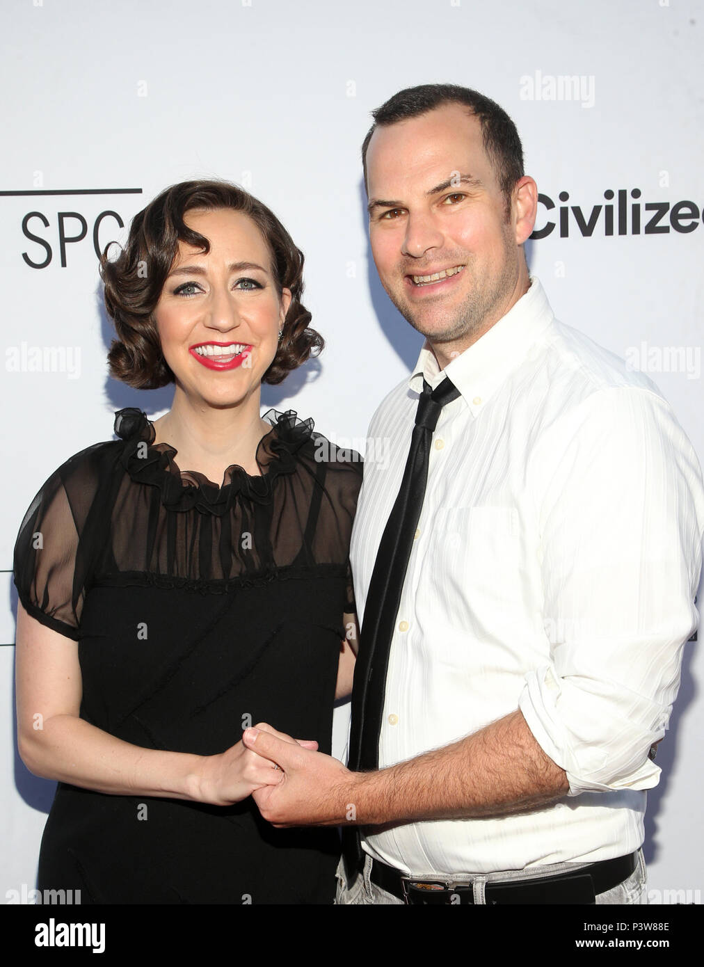 Hollywood, USA. 19th June, 2018. Kristen Schaal, Rick Blomquist, at the ...