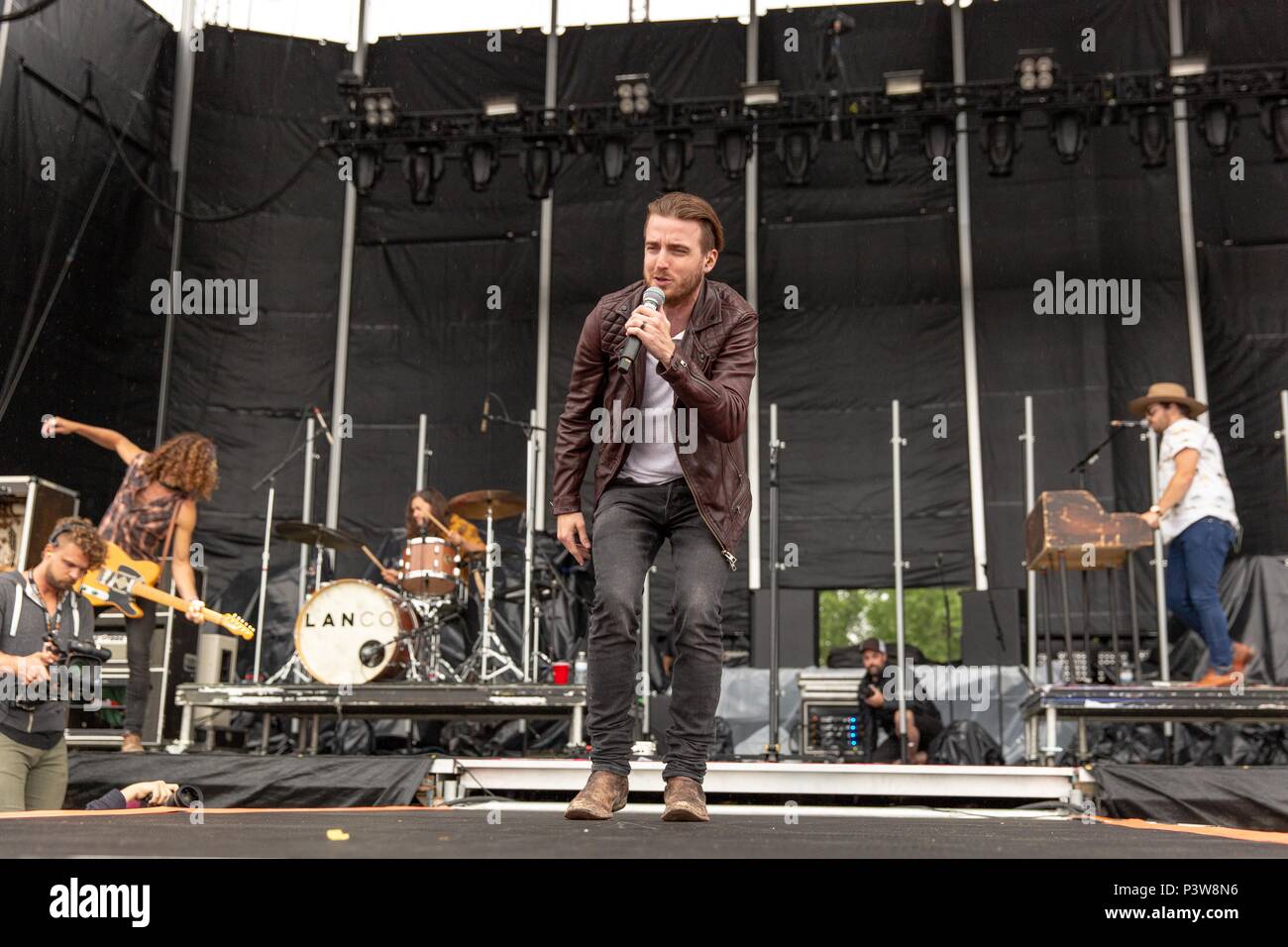 Oshkosh, Wisconsin, USA. 19th June, 2018. ERIC STEEDLY, TRIPP HOWELL, BRANDON LANCASTER and ...