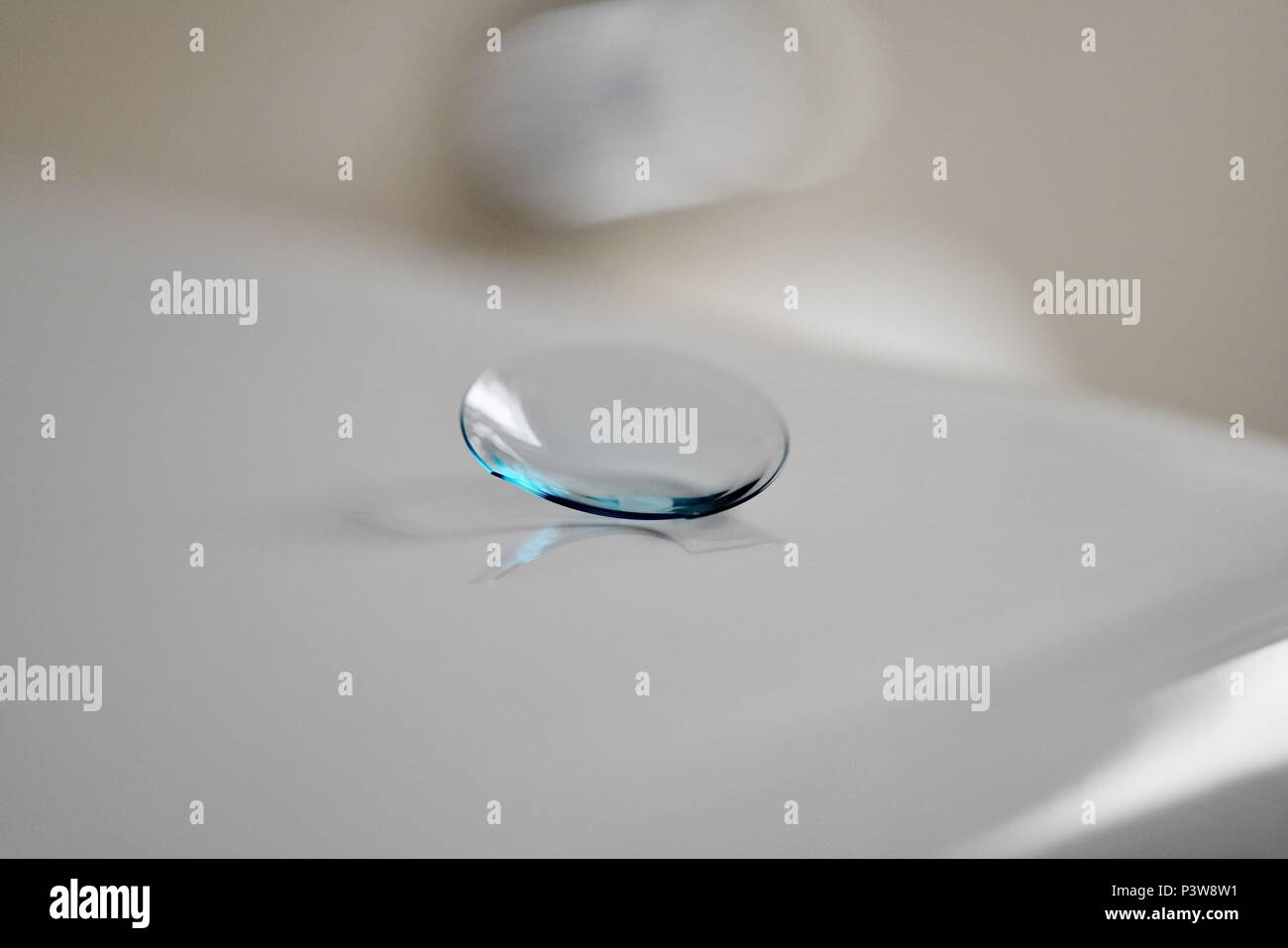 Osterode Am Harz, Germany. 12th June, 2018. A broken contact lens ...