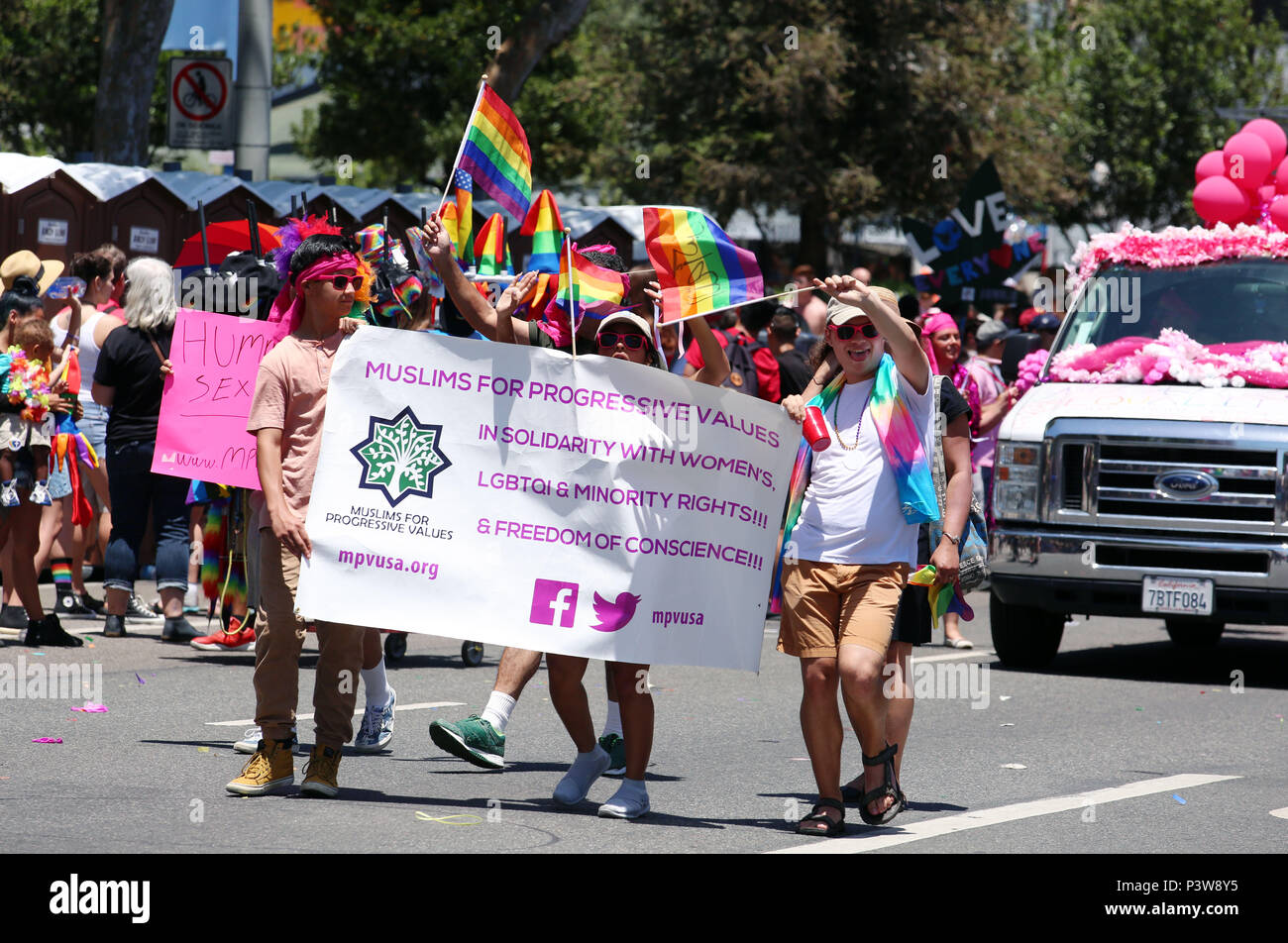 Los Angeles, California, USA. 10th June, 2018. Muslims for Progressive Values Community ...