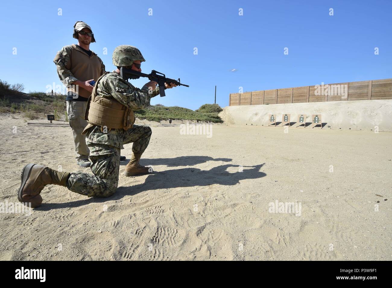 A seabee attached to naval mobile construction battalion nmcb 5 hi-res ...