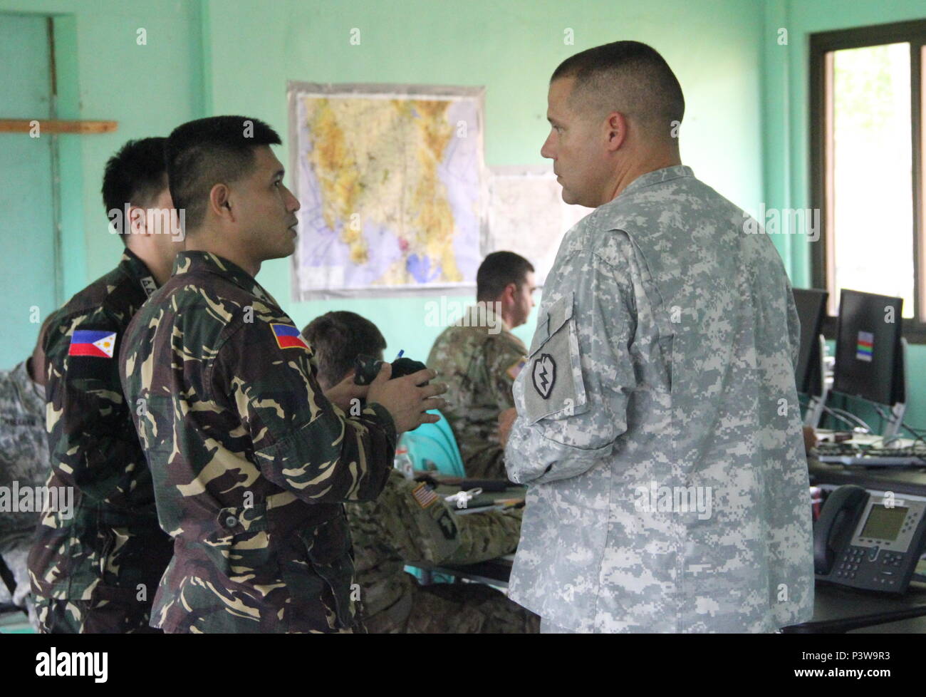 U.S. Army Lt. Col. Darren Musico, Commander of the 25th Infantry ...