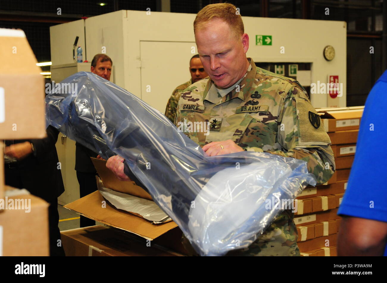 Maj. Gen. Duane Gamble, the commanding general of the 21st Theater ...