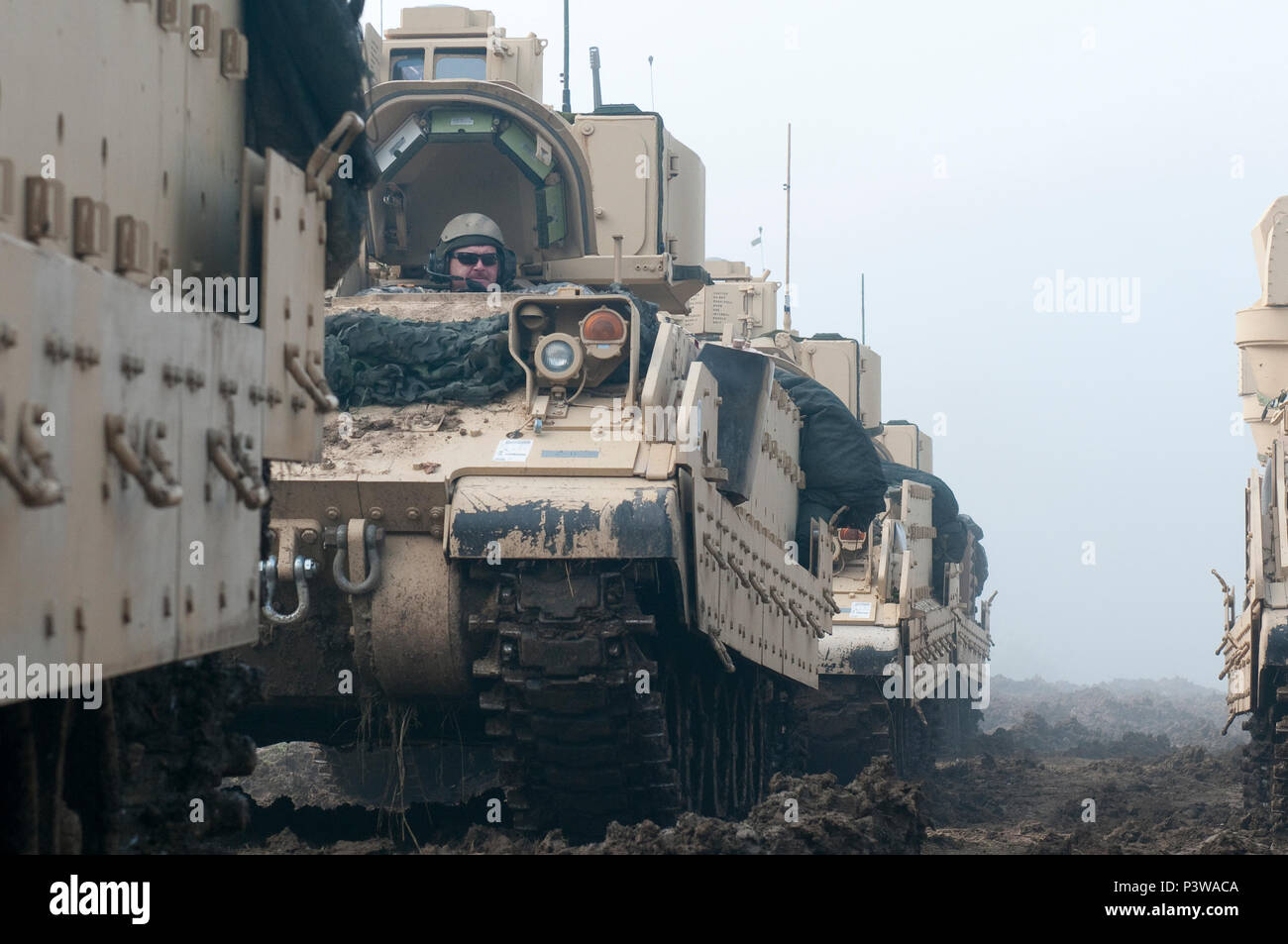 Army Sgt. Derrick Heinrich with Company A, 2nd Battalion, 116th Calvary ...