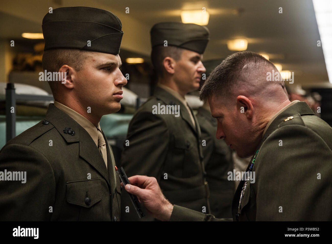 Delta Company officer candidates at Marine Corps Base Quantico ...