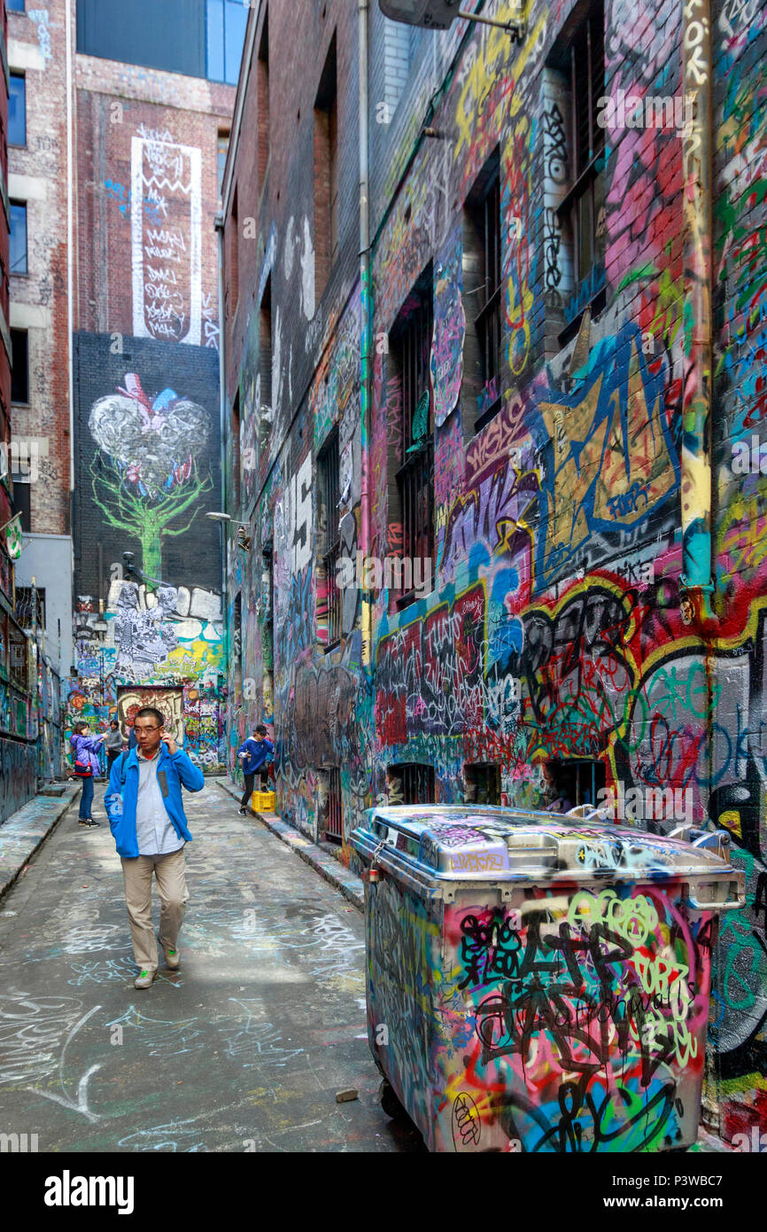 Australia, Hosier Lane, Melbourne, Urban art, Victoria, graffiti ...