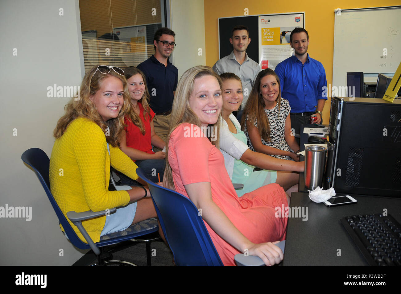 A group of Naval Research Enterprise Internship Program (NREIP) interns ...