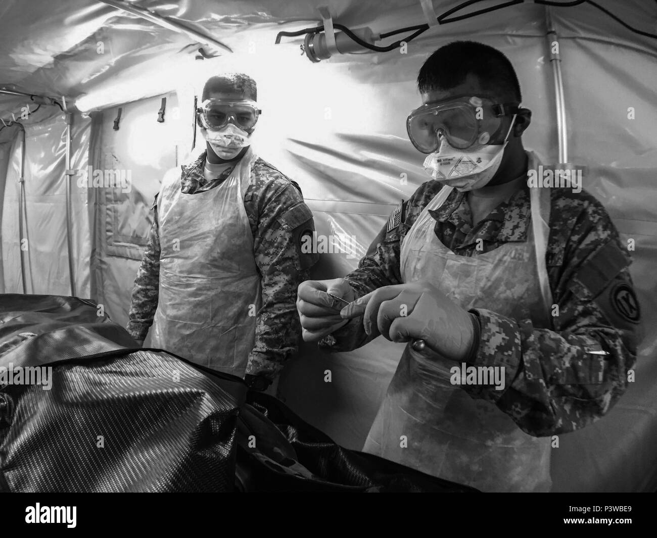 1019th quartermaster company mortuary affairs hi-res stock photography ...