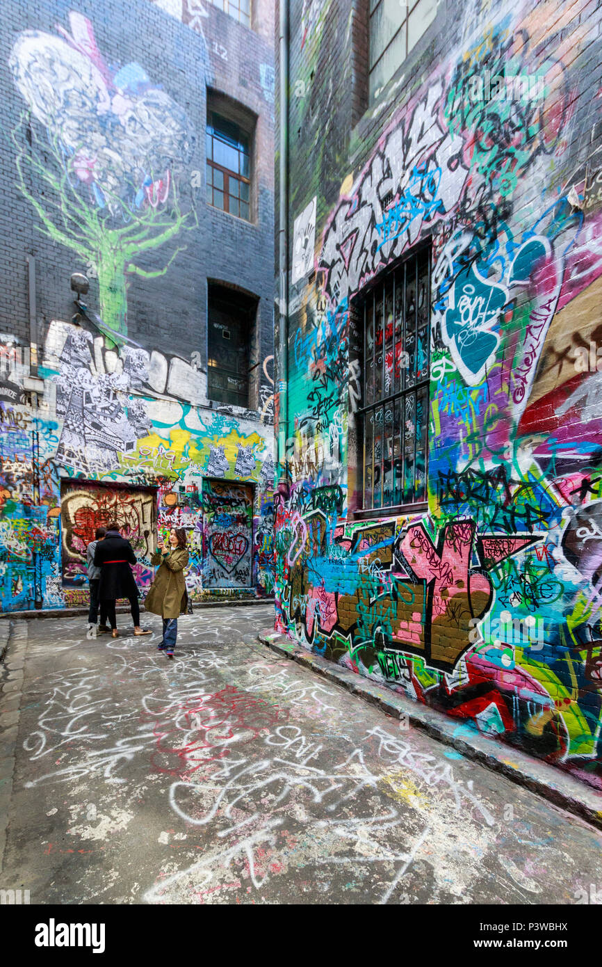Australia, Hosier Lane, Melbourne, Urban art, Victoria, graffiti ...
