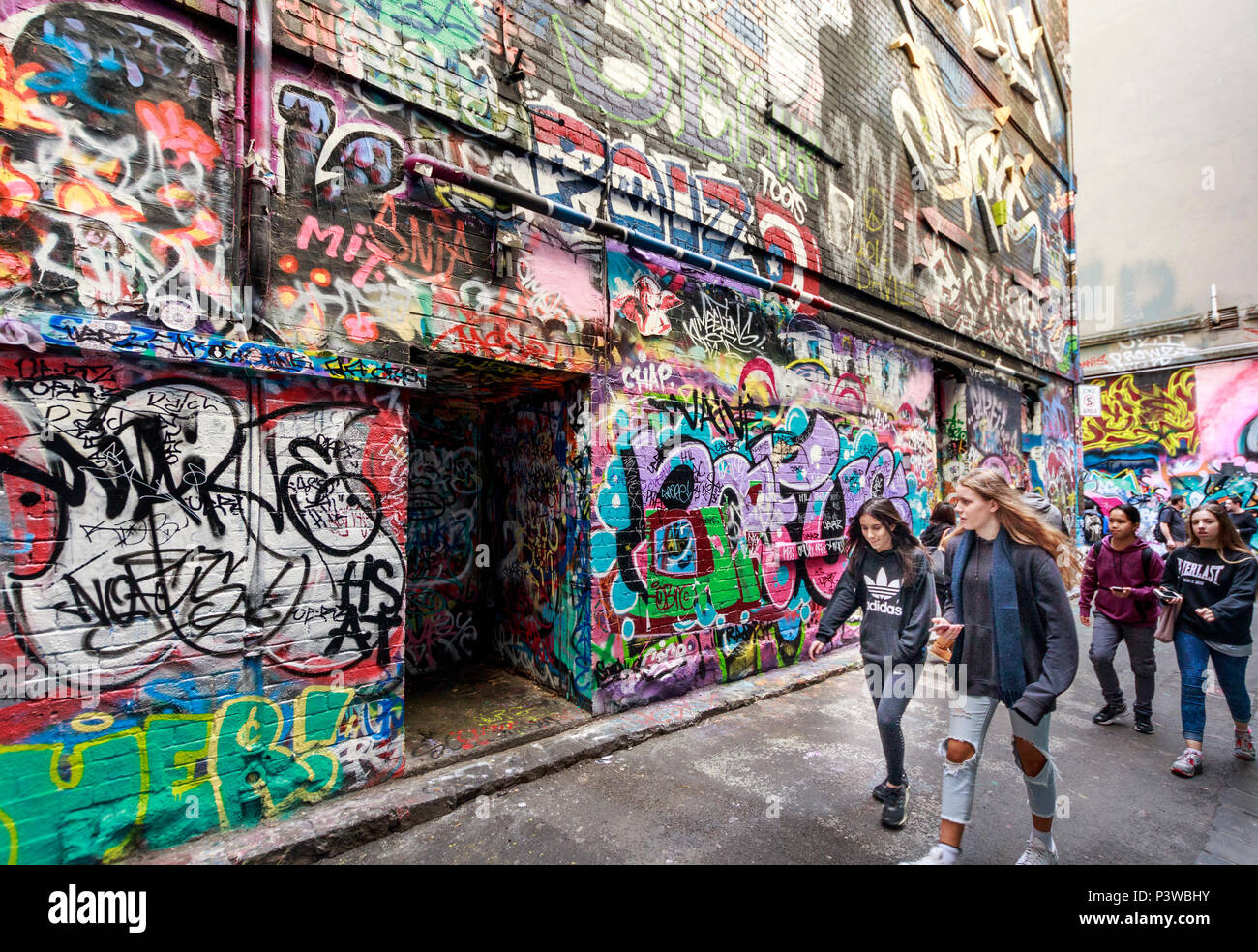 Australia, Hosier Lane, Melbourne, Urban art, Victoria, graffiti ...