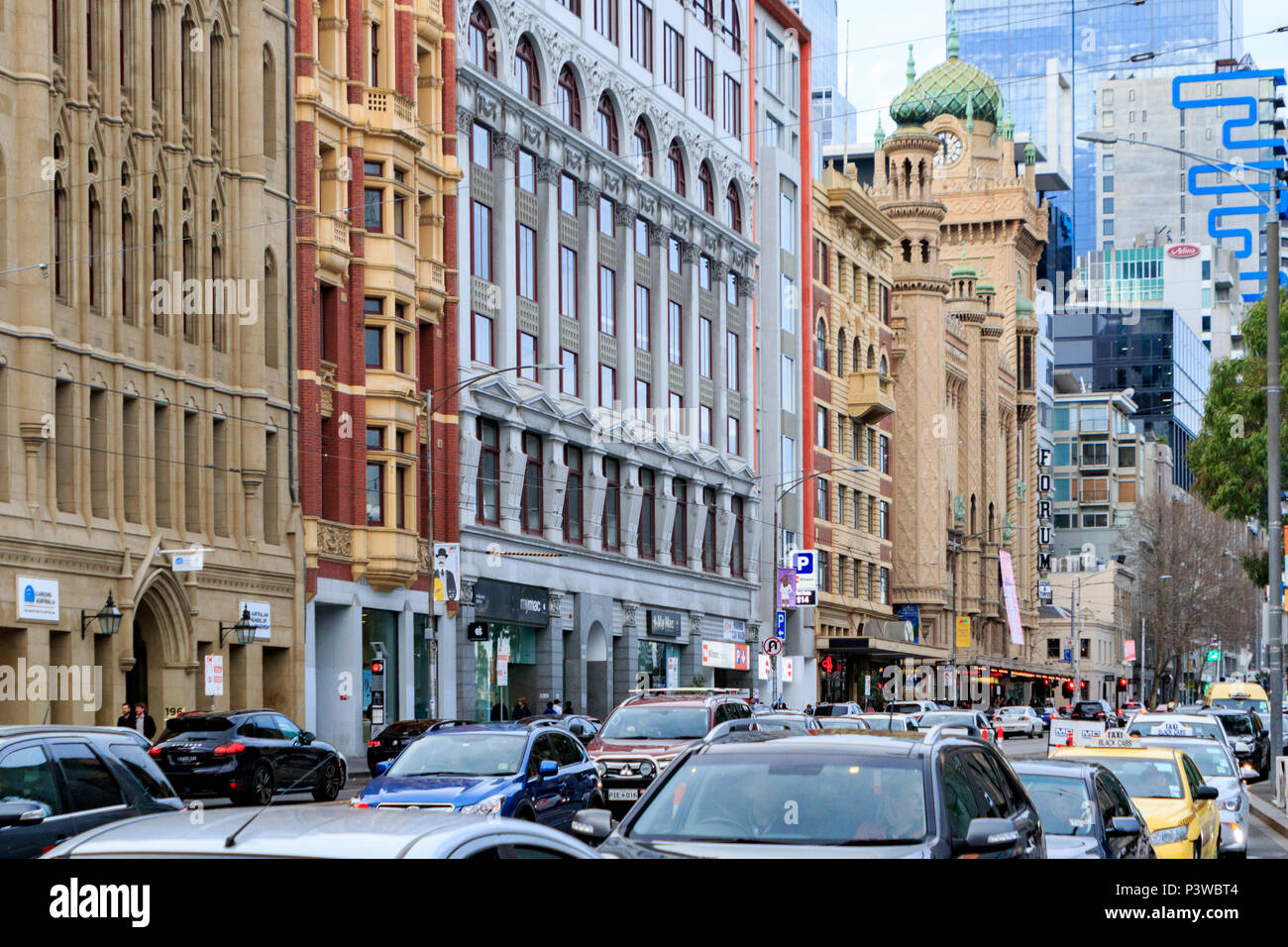 Australia, Flinders Street, Melbourne, Victoria Stock Photo - Alamy